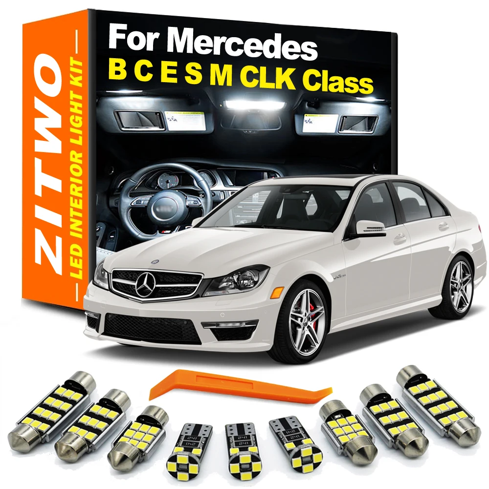 Kit-completo-de-luces-LED-interiores-para-coche-Bombilla-para-Mercedes ...