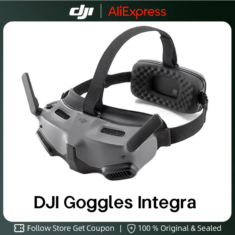 DJI Goggles Integra All-in-One Design with two 1080p Micro-OLED Screens ...