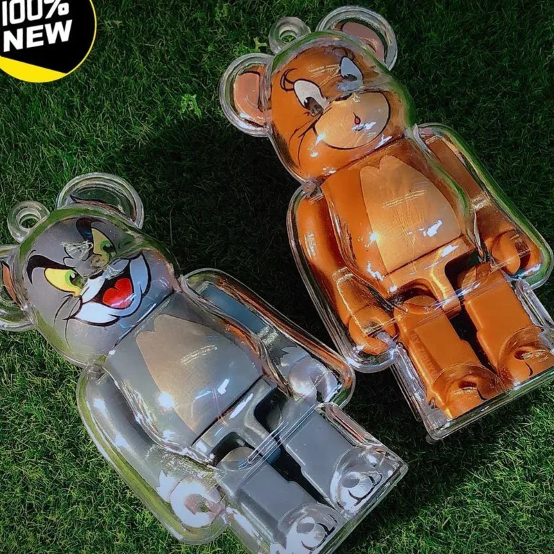 Bearbrick-funda-protectora-transparente-llavero-de-oso-de-bloques-de ...