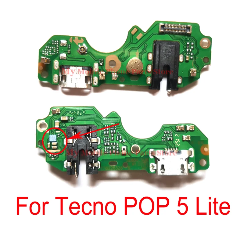 Cable-flexible-de-alta-calidad-con-IC-USB-para-Tecno-POP-5-Lite-placa ...