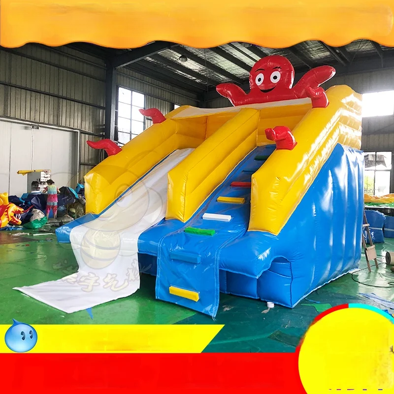 Inflatable-Water-Small-Octopus-Slide-Children-s-Amusement-Large-Pool ...