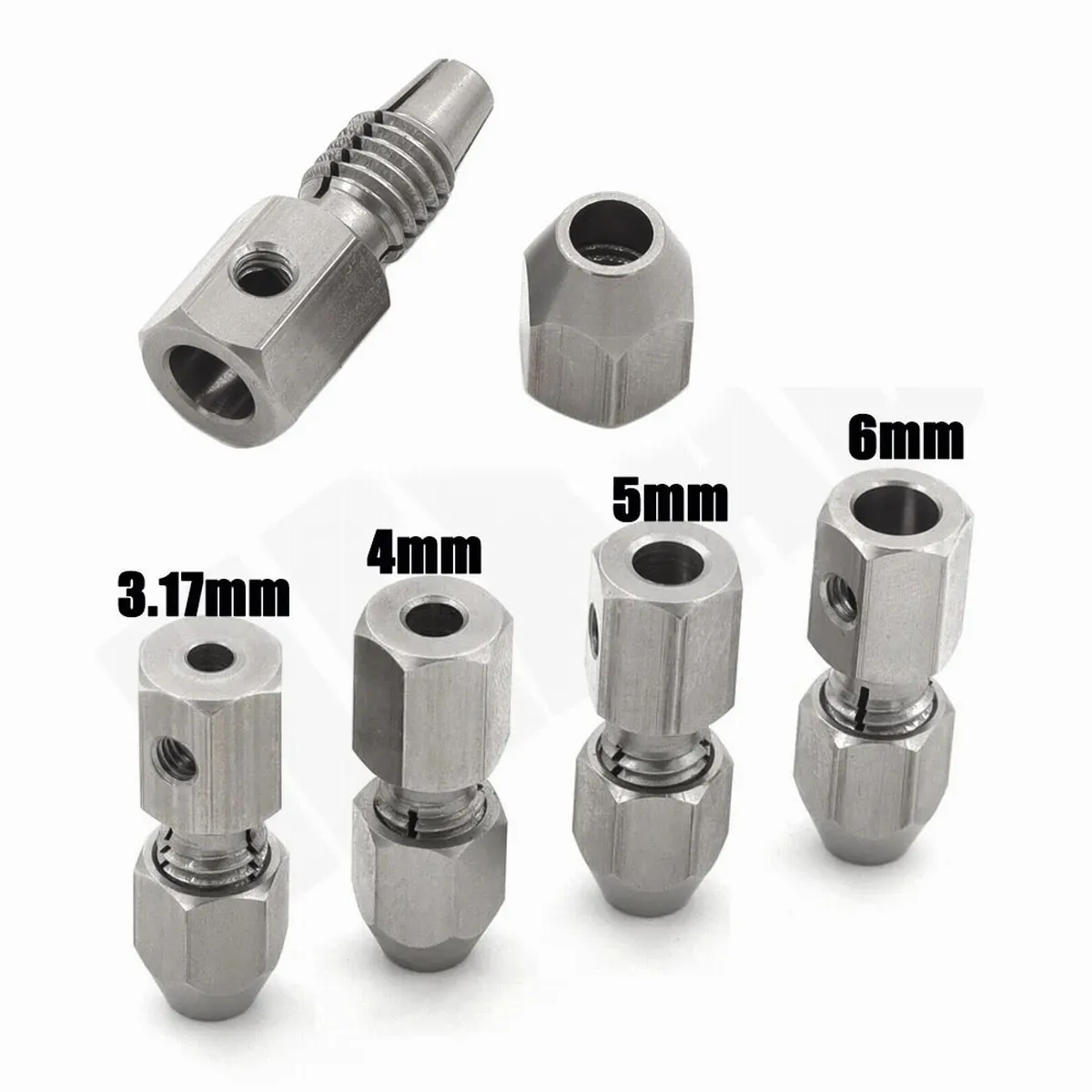 Stainless-Steel-3-17-4-5-6mm-Motor-Shaft-Locker-Headlock-to-4mm-Flex ...