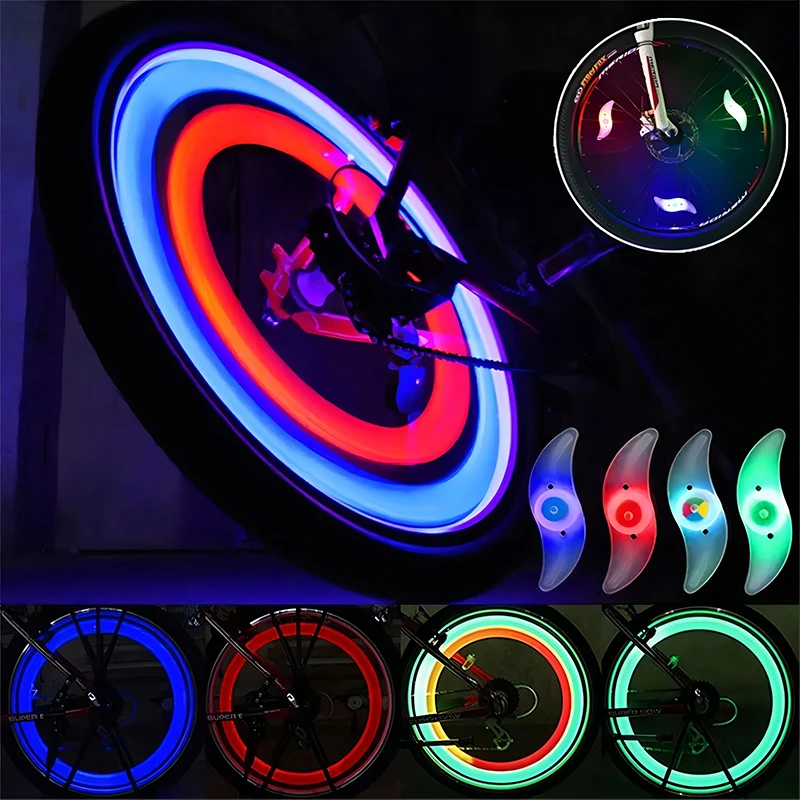Colorful-Bike-Wheel-Spoke-Light-Waterproof-MTB-Balance-Bicycle-Light ...