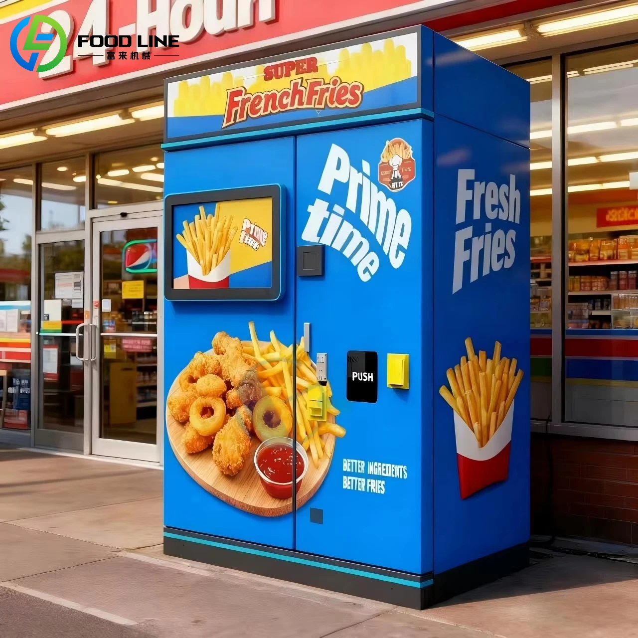 High Quality Fry Cooking Fastest French Fries Vending Machine Fried ...
