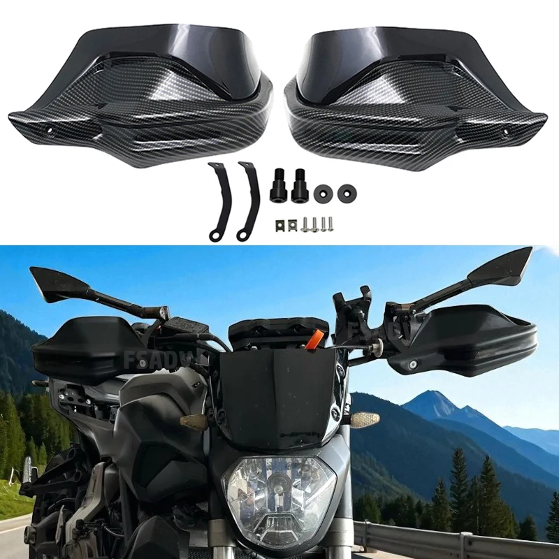 For YAMAHA MT07 Handlebar Handguard MT-07 FZ07 2014-2024 Motorcycle ...