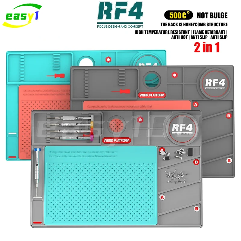 RF4-Insulated-Silicone-Soldering-Mat-Welding-260x380MM-BGA-Desktop ...