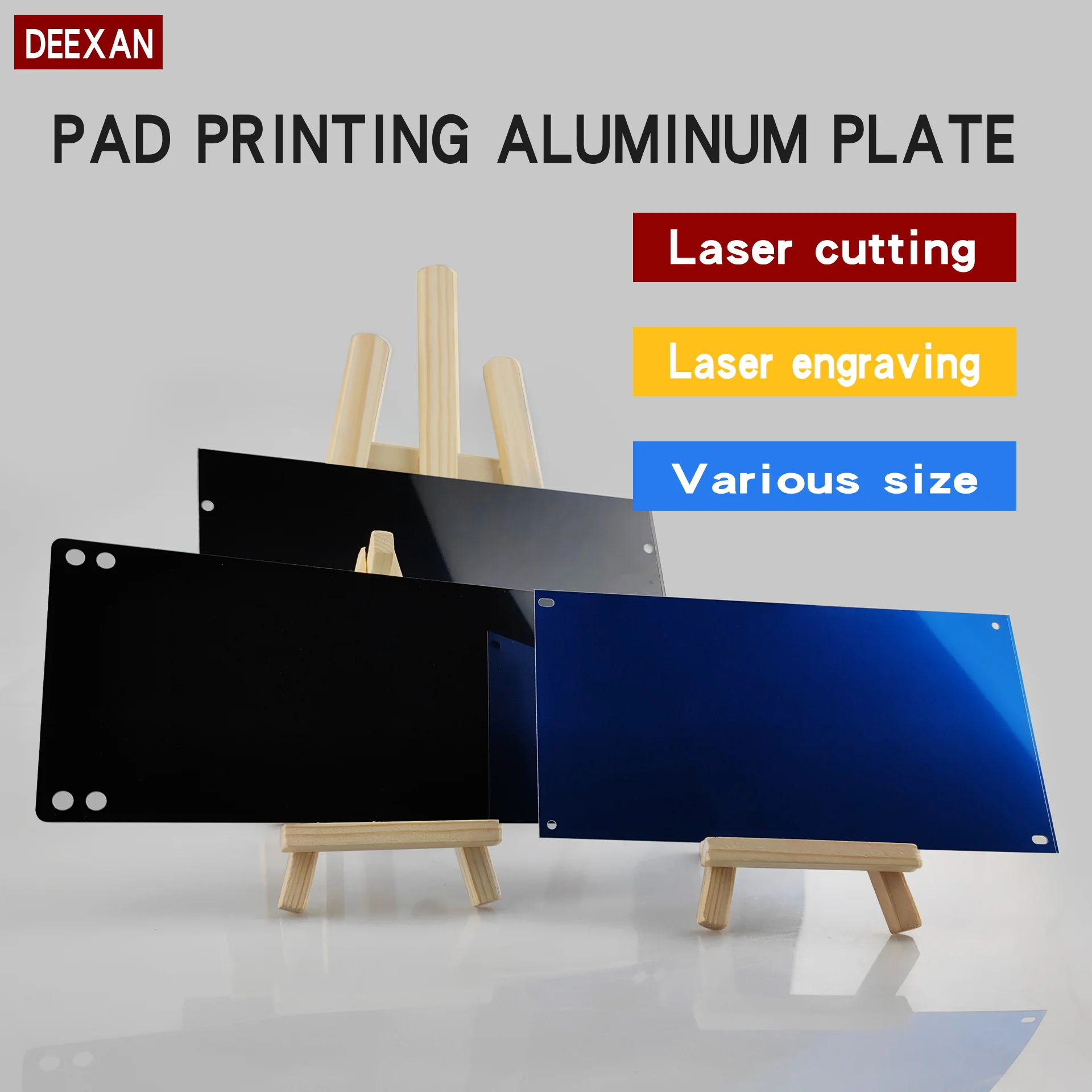 Black-Blue-Pad-Printing-Anodized-Aluminum-Sheet-Steel-Plate-Processing ...