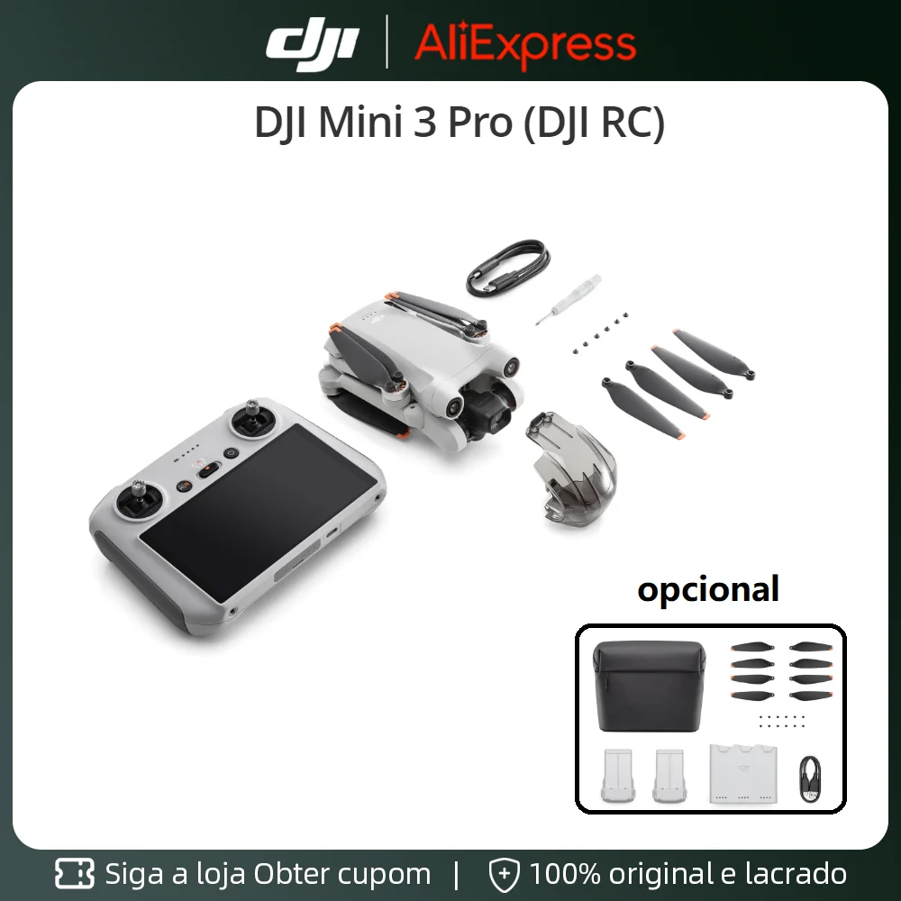 Original DJI Mini 3 Pro Camera Drone 249g 4K/60fps Vídeo Tri-Direcional ...