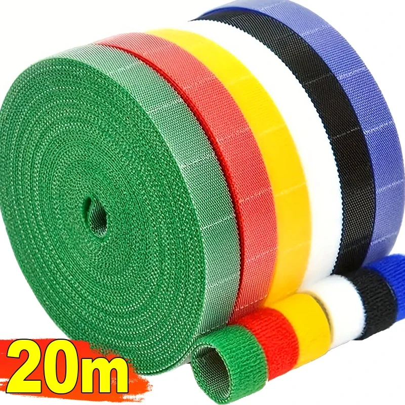 2M-Roll-Reusable-Cable-Ties-Self-Adhesive-Loop-Bundle-Fastener-USB ...