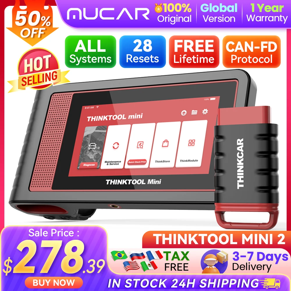 THINKCAR-Thinktool-Mini-Mini-2-Obd2-Scanner-Professional-Car-Diagnostic ...