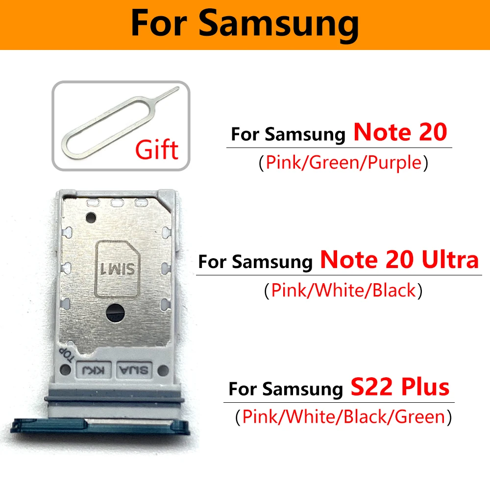 Sim Tray Slot Holder For Samsung Note 20 Ultra / S22 Plus SIM Card ...
