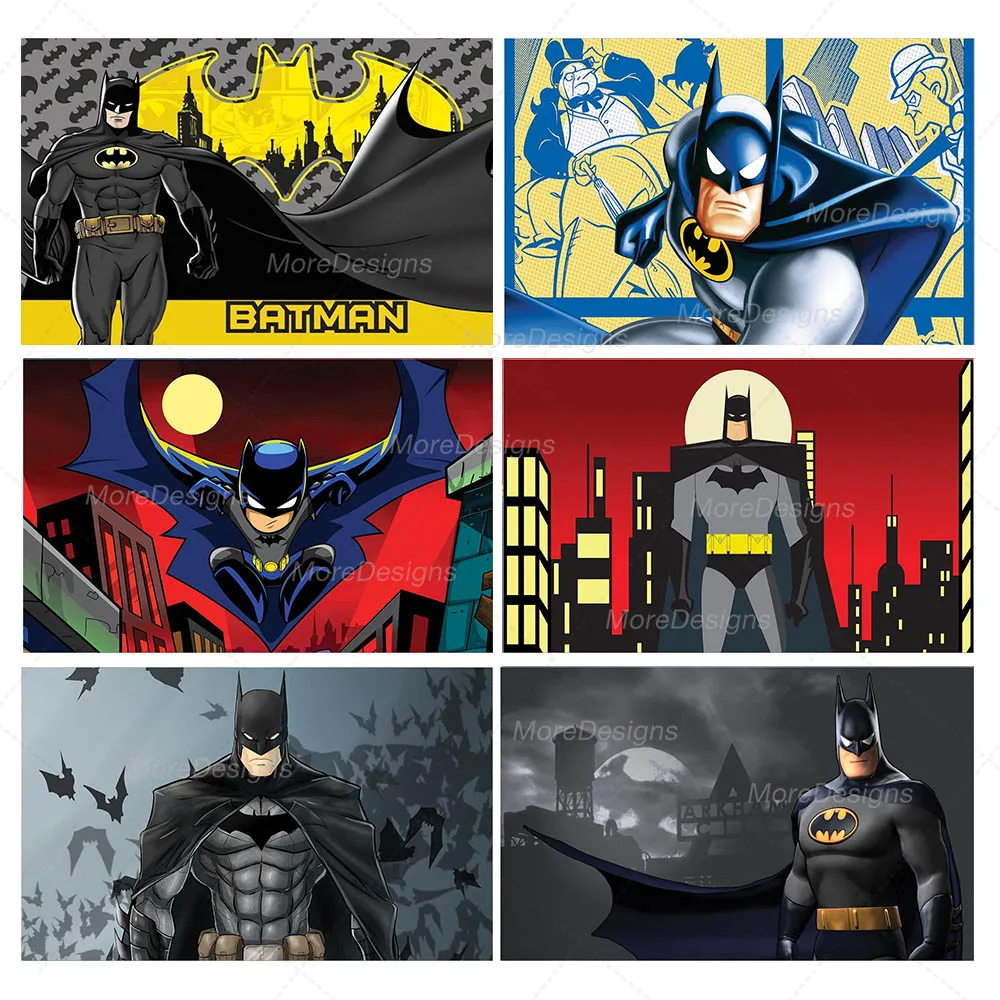 Dc-Superhero-Batman-Photo-Backdrop-Boys-Birthday-Party-City-Building ...