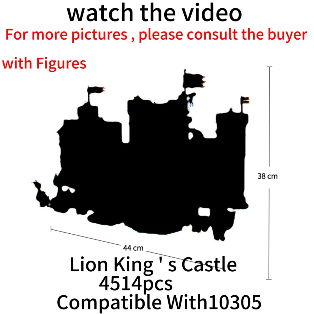 Lion-King-Castle-Building-Blocks-para-Crian-as-Bricks-Education-Toy ...