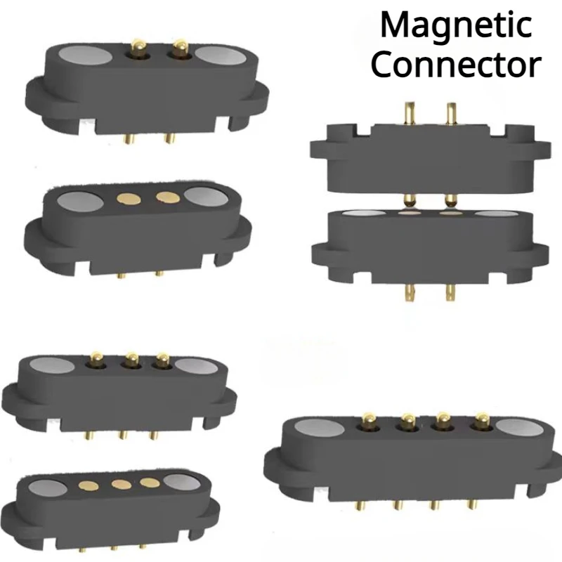 5sets-2A-DC-Magnetic-Pogo-Pin-Connector-2Pin-3Pin-Pogopin-Male-Female ...