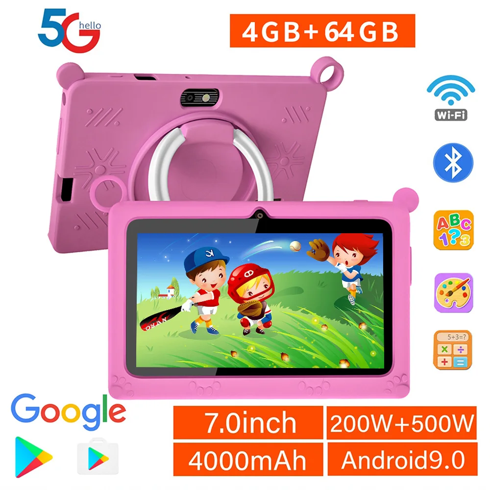 New-7-Inch-5G-Kids-tablets-Quad-Core-Google-Play-4GB-RAM-64GB-ROM-5G ...