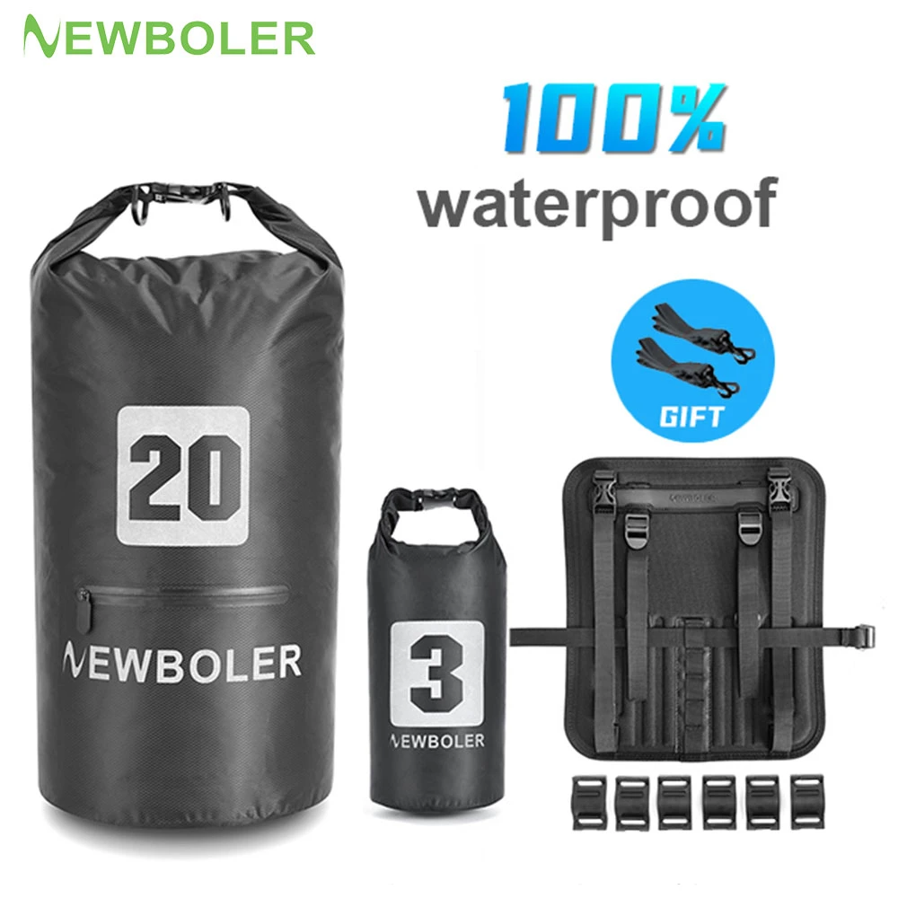 NEWBOLER Waterproof Bike Front Tube Bag 10L/15L/20L Cycling Front Frame Pannier Bicycle ...