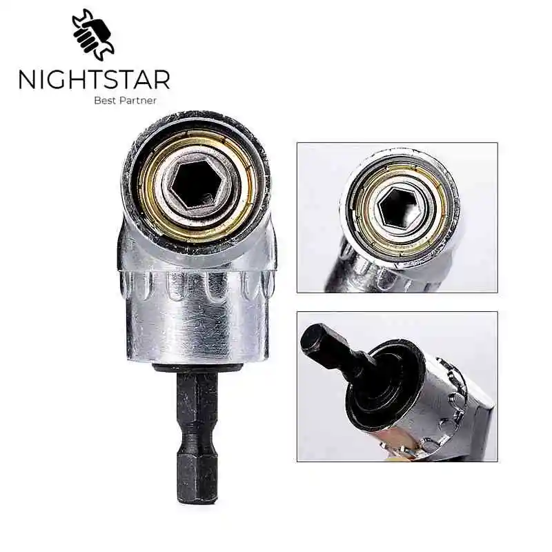 105 Degrees Angle Driver Screwdriver Socket Holder Adaptor 1/4 ...