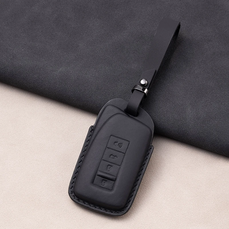 Leather-Car-Remote-Key-Cover-Case-for-Lexus-ES200-ES300h-LS500h-UX260h ...