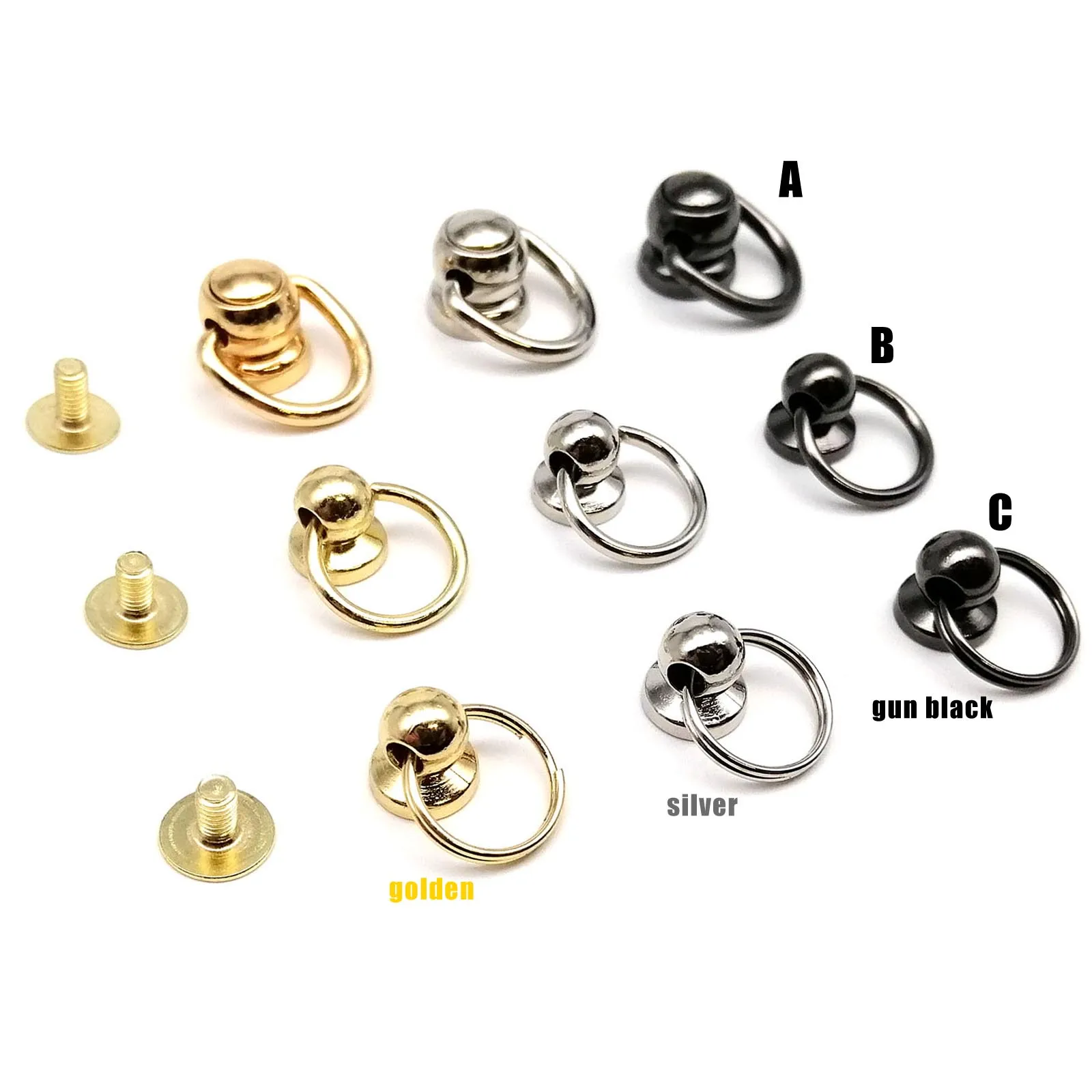 20pcs-High-Quality-Zinc-alloy-Ball-Nail-Screwback-Chicago-Screw-Back ...