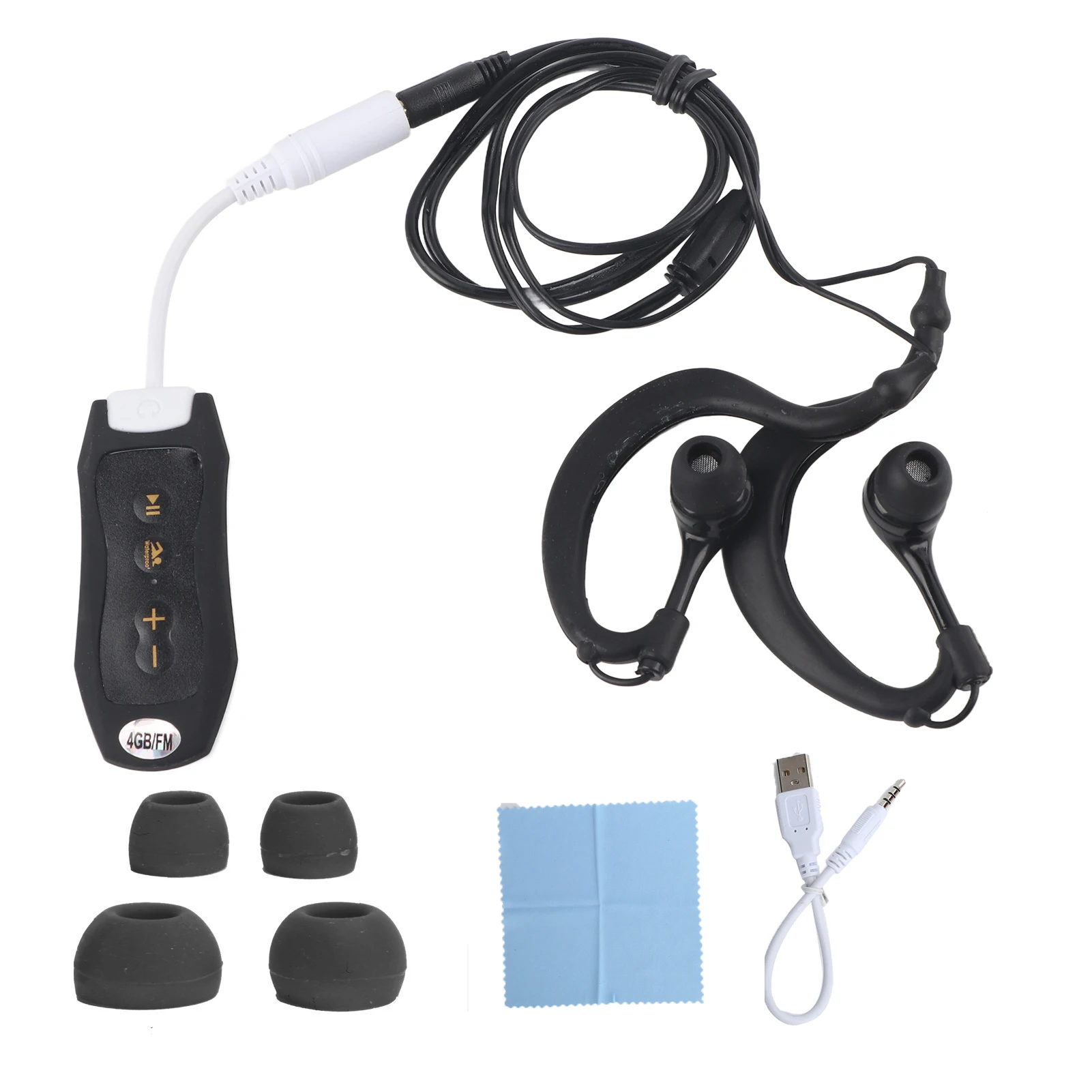 4GB-IPX8-Waterproof-FM-Music-Player-Portable-Diving-Sports-MP3-with ...