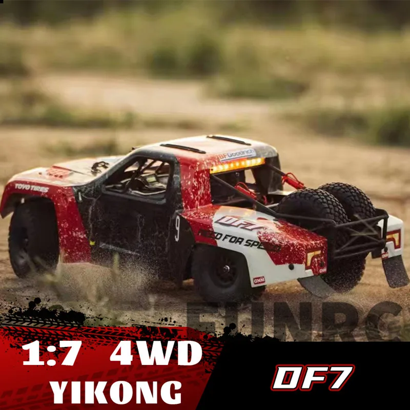 YIKONG DF7 1/7 RC Auto Hinten Gerade Brücke Wüste Kurzen Karte Fernbedienung Elektrische Modell ...