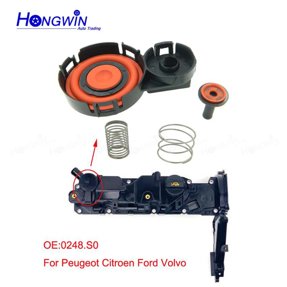 New-PCV-Valve-Cover-Repair-Kit-Valve-Cap-With-Membrane-For-Peugeot ...