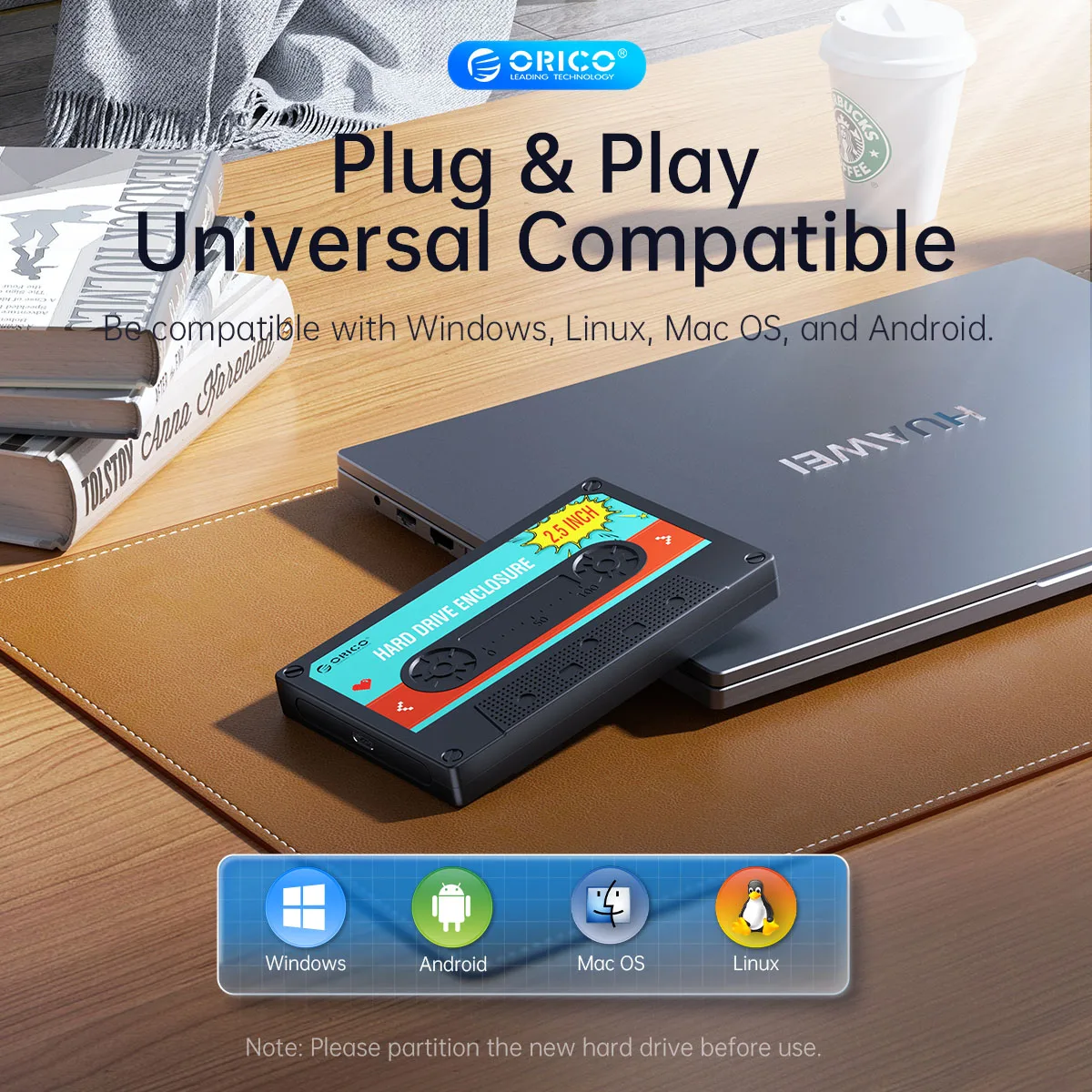 USB3.0 noir - ORICO Boîtier de disque dur externe SATA - Cdiscount ...