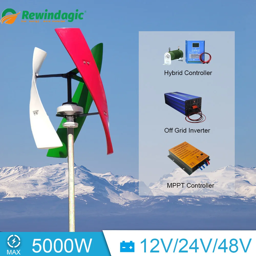 5000W-Vertical-Axis-Wind-Turbine-48V-24V12V-Alternative-Energy ...
