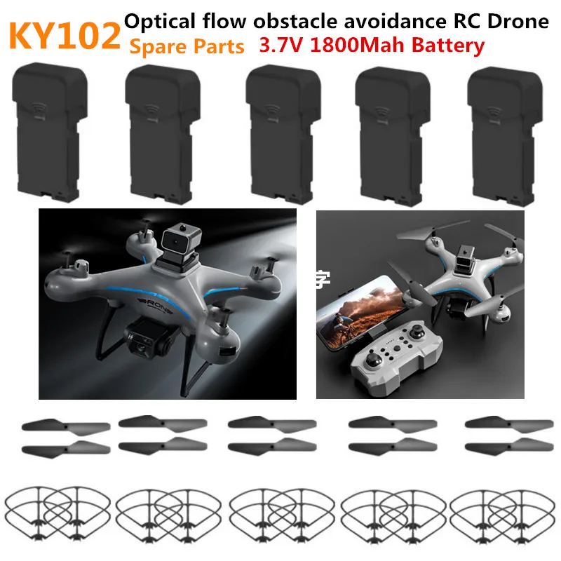 KY102-Optical-Flow-Obstacle-Avoidance-RC-Drone-Quadcopter-Spare-Parts-Accessories-3-7V-1800mAh ...
