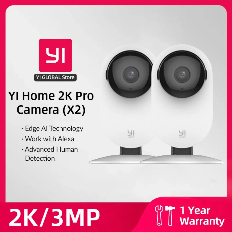 YI-Pro-2K-Wifi-Home-Camera-2pcs-Kit-3MP-with-Night-Vision-IP-Security ...