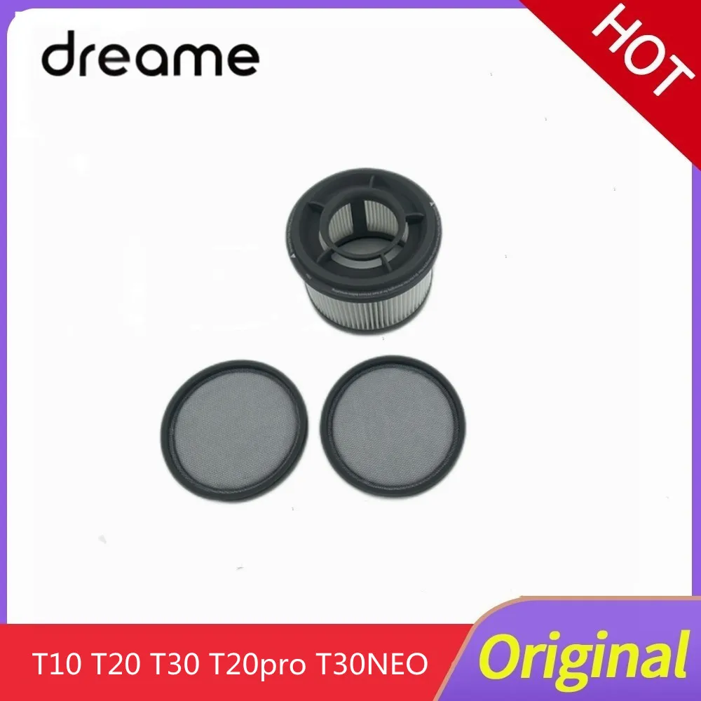 Original Dreame T10 T20 Pro T30 Neo Parts Pack Handheld Vacuum Cleaner Accessories HEPA Filter ...