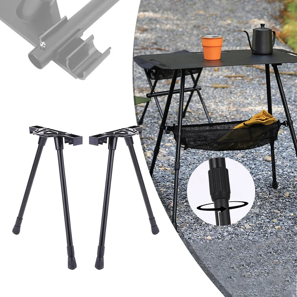 Folding-Camping-Table-Legs-Metal-Foldable-Table-Legs-Adjustable-Height ...