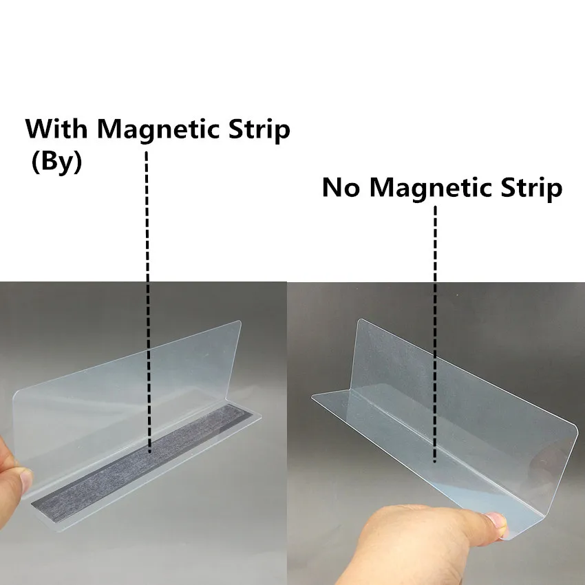 Clear Plastic Shelf Dividers Shelf Dividers | HL Display