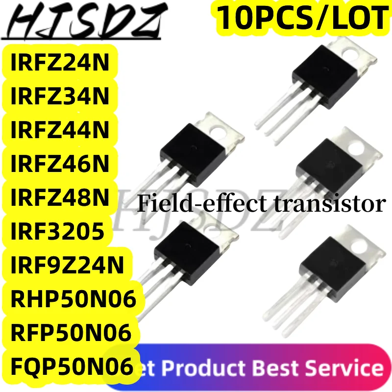 10pcs-IRFZ44N-IRF3205-IRFZ44-IRFZ44NPBF-3205-MOSFT-55V-41A-IRFZ48N ...