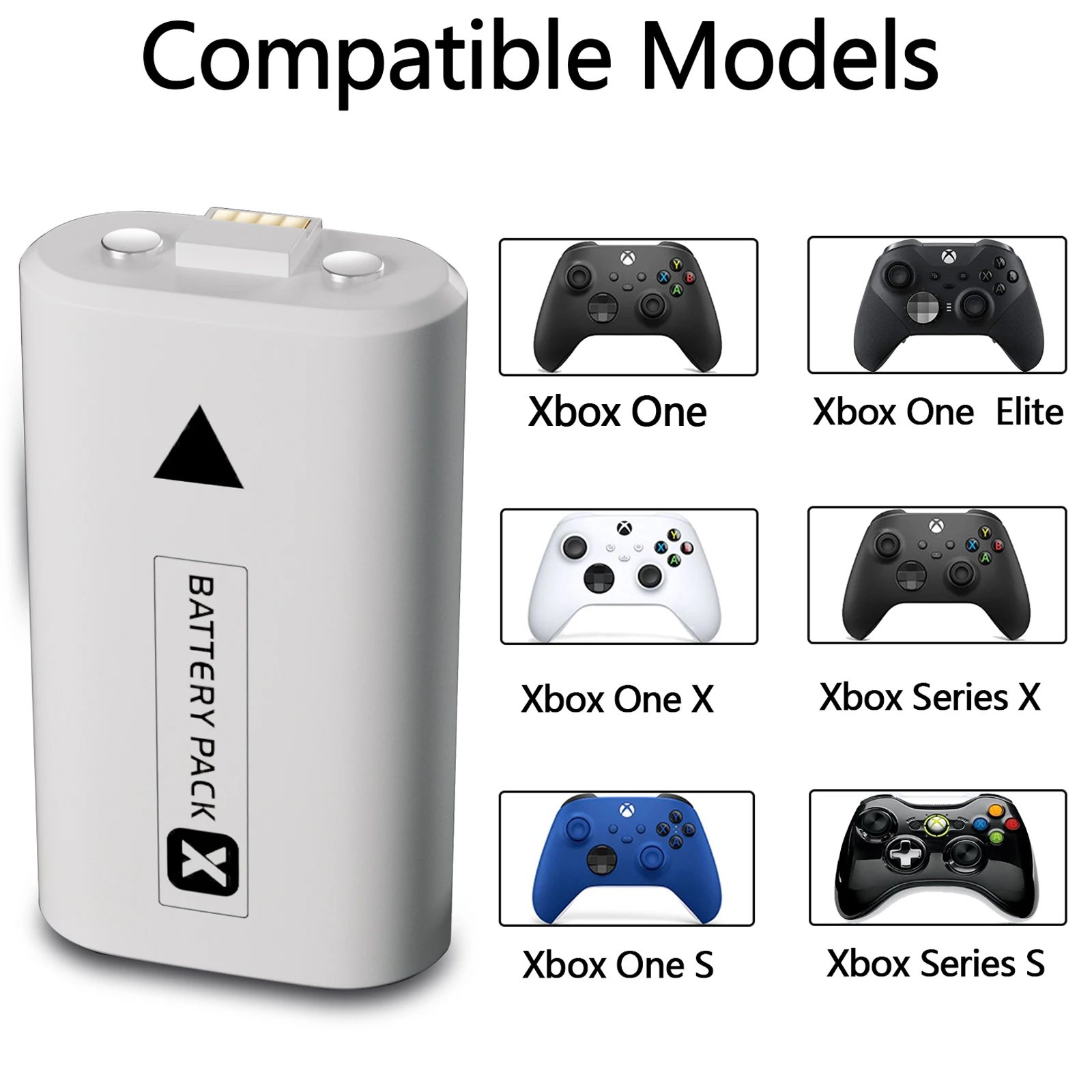 1400mAh Rechargeable Battery for Xbox Series X/S Xbox One Xbox One S ...