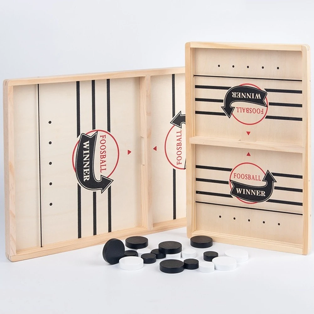 Generic Wooden Hockey Table Game Foosball Winner Board Game Rapid Sling ...