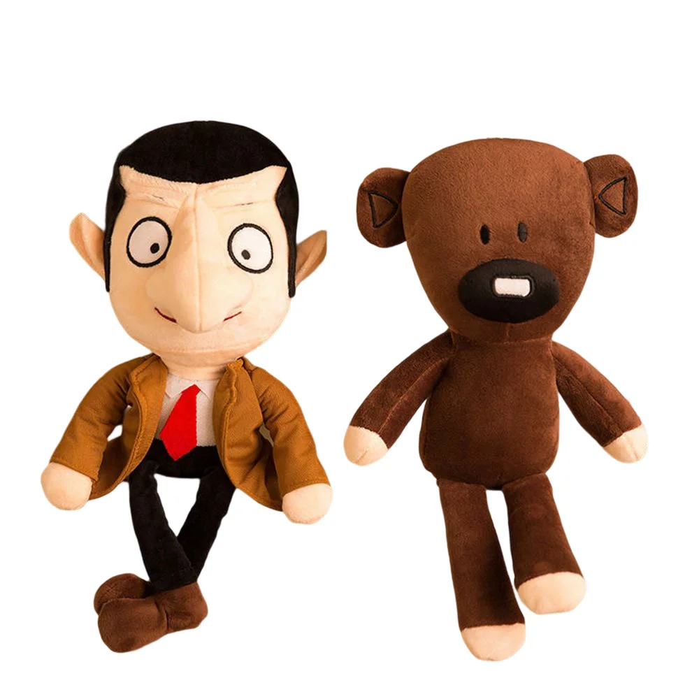 30CM Cute Mr. Bean Plush Toy Companion Classic Movie Bean Teddy Bear To ...