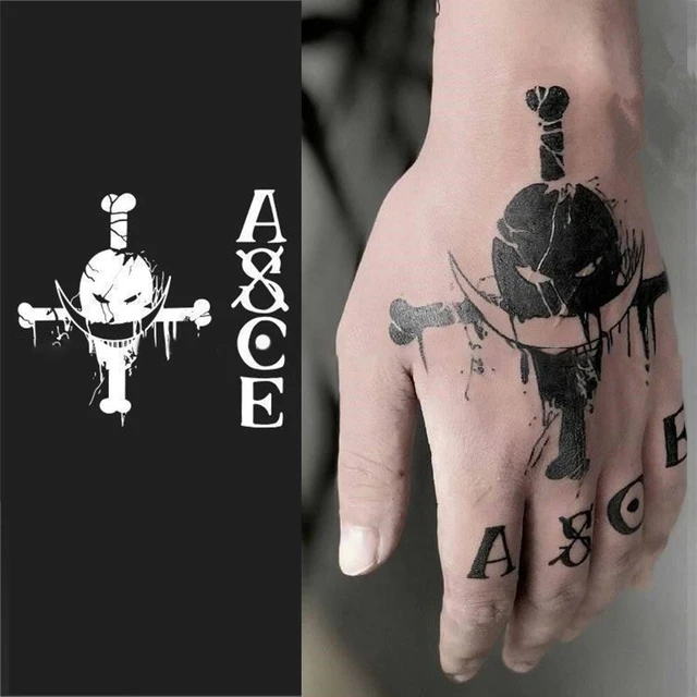 Portgas D Ace Tattoo Asce