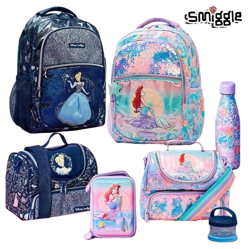 Disney-Smiggle-Australia-Mermaid-Cinderella-School-Bag-Children ...