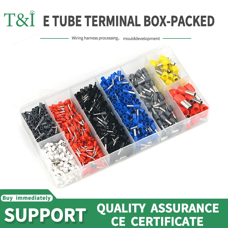 Boxed-Kit-VE-tubular-pre-insulated-terminal-set-European-pin-type ...