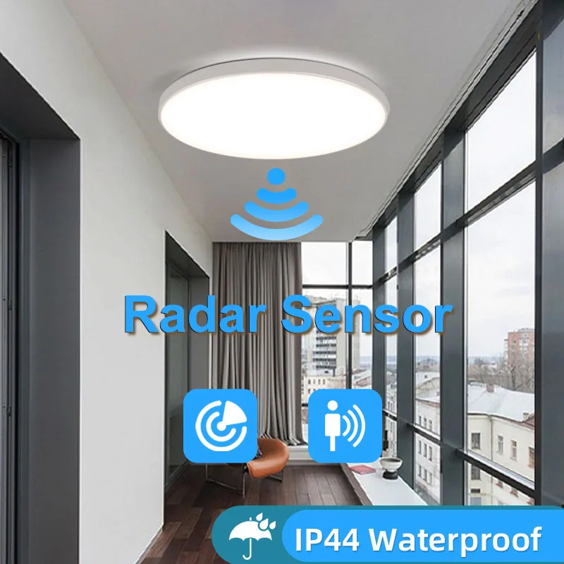 LED-Radar-Sensor-Ceiling-Lamp-110V-220V-Smart-Ceiling-Light-for-Room ...