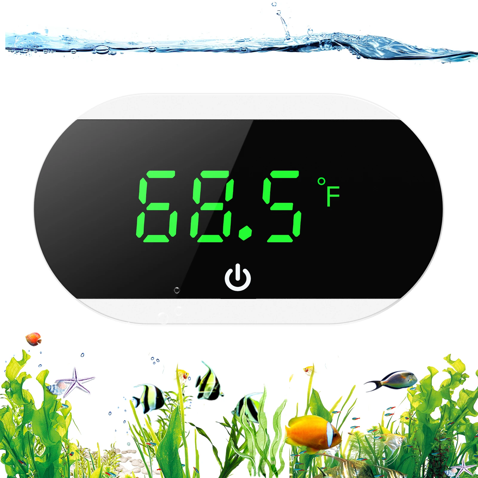 ORIA Aquarium Thermometer Digital External Thermometers Fish Tank ...