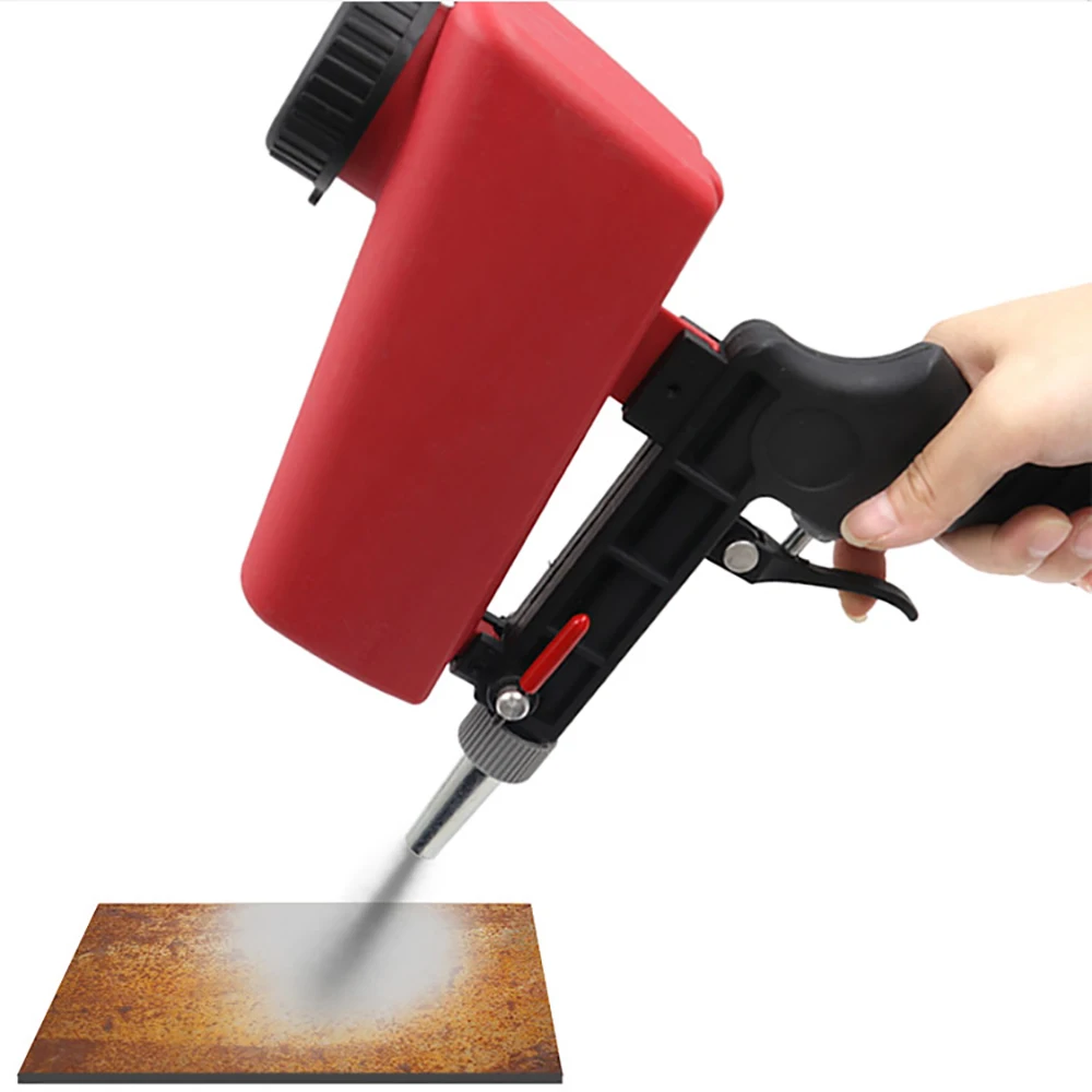 90psi Adjustable Sandblasting Gun Pneumatic Handheld Pneumatic Blasting ...