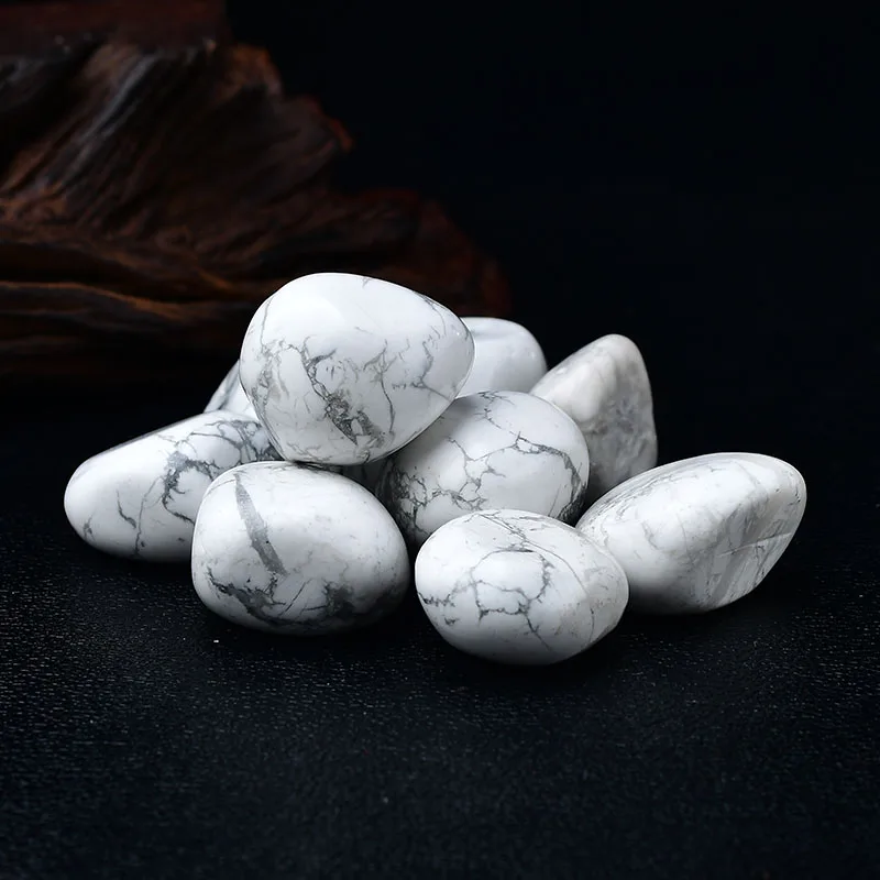 Natural White Howlite Raw Stone Rough Quartz Crystal Reiki Healing ...