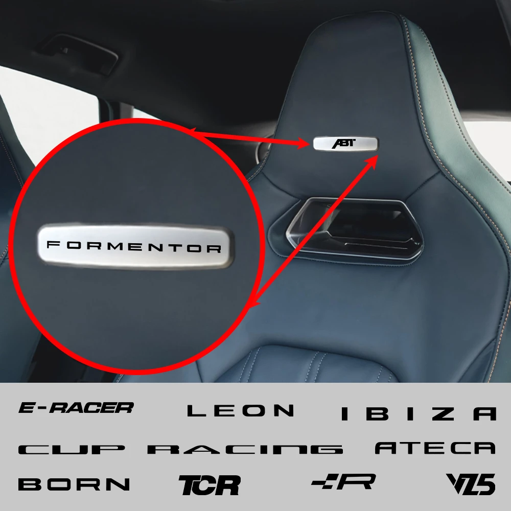 Car Metal Emblem Seat Stickers Auto Anti-kick Pad Floor Mat Badge For ...