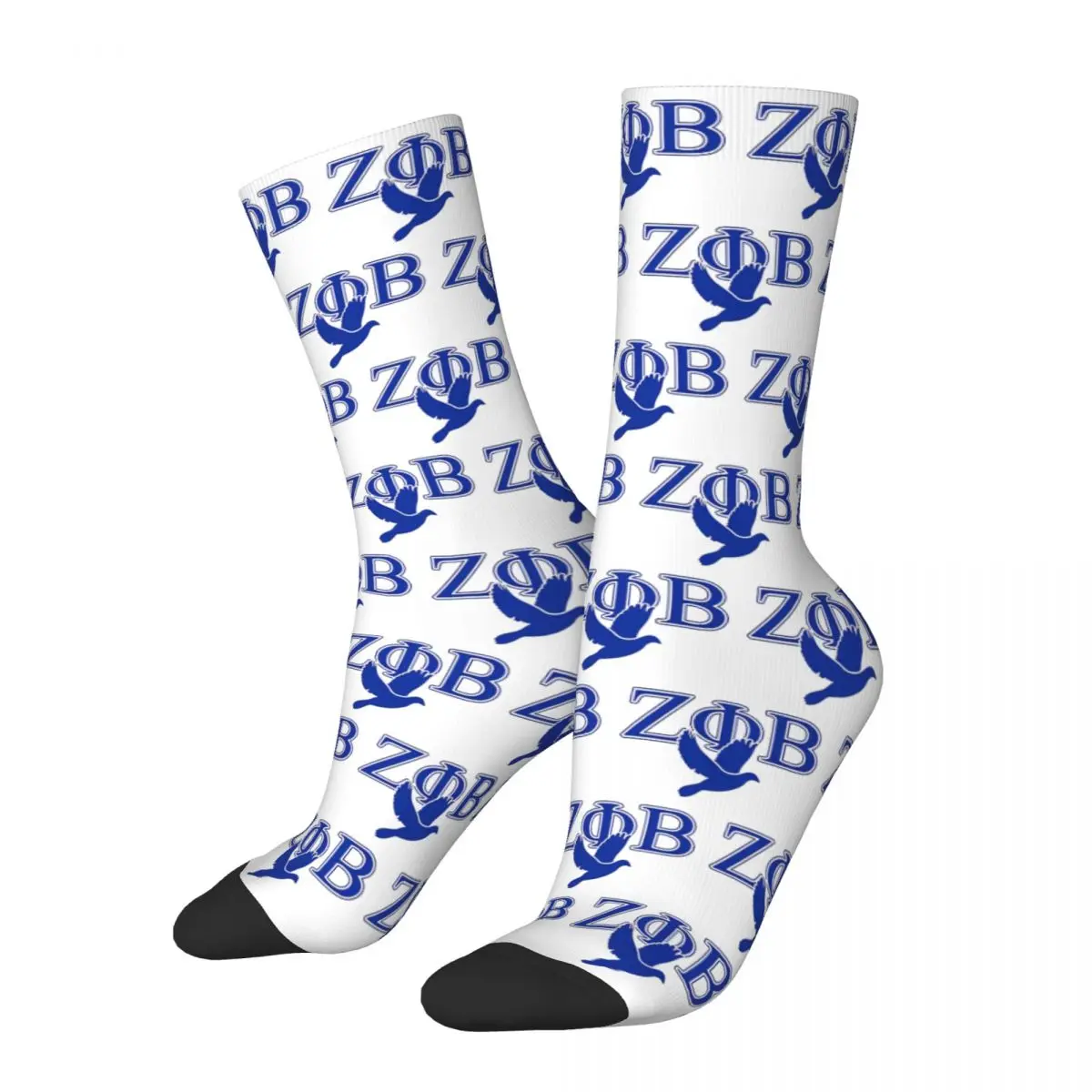 Zeta-Phi-Beta-Socks-Men-Women-Funny-Happy-ZPB-Sorority-Logo-Socks ...