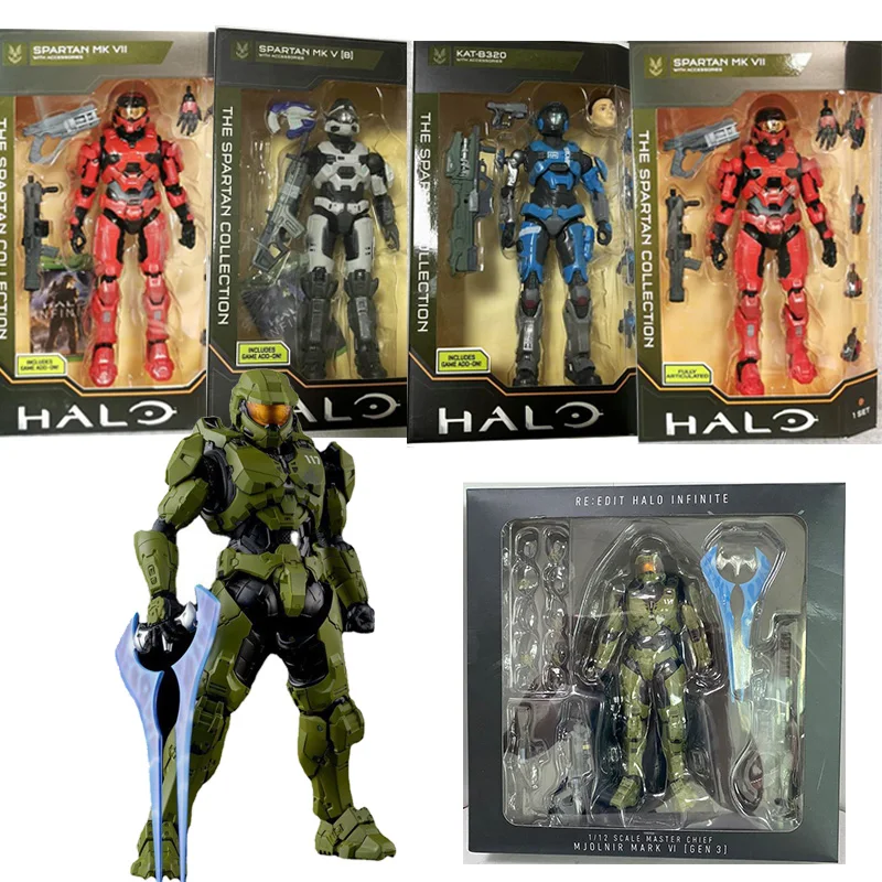 Halo Master Chief Figure Jazwares Spartan Palmer MK VII Infinite ...