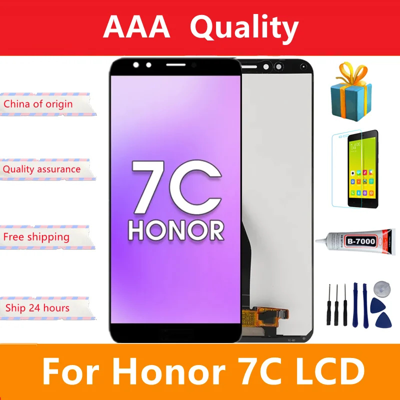 Original-5-7-Display-For-Huawei-Honor-7C-LCD-AUM-L41-Display-Touch ...