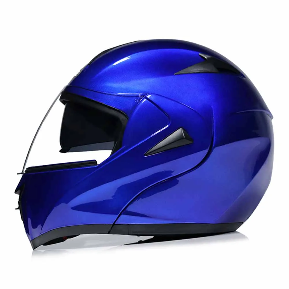 Blue-Flip-Up-Biker-Helmets-Wear-Resistant-Racing-Helmet-Breathable ...