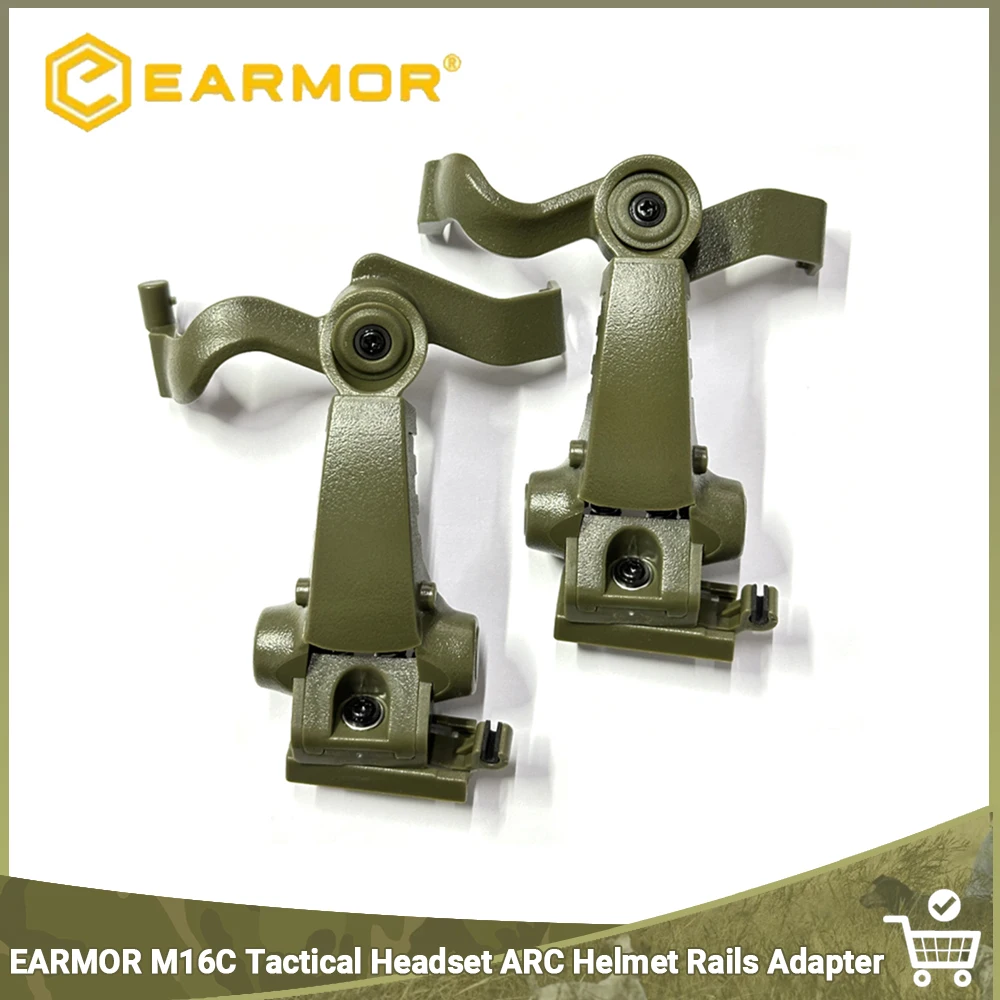 EARMOR M16C Tactical earphones Headset ARC Helmet Rails Adapter ...